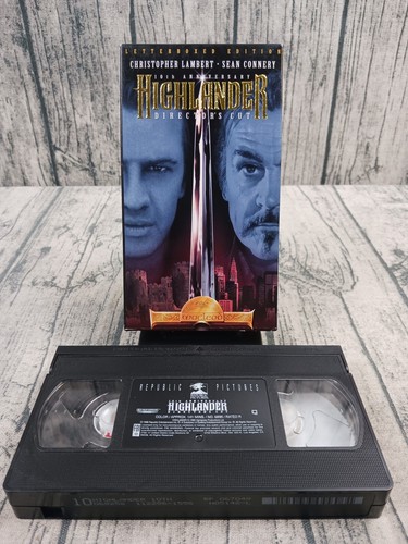 Highlander (VHS, 1996) 10th Anniversary Directors Cut. MACLEOD Vs ...
