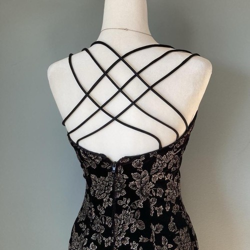 Y2K Gunne Sax Size 8 Whimsygoth Fairy Formal Prom Dress Gown Floral ...