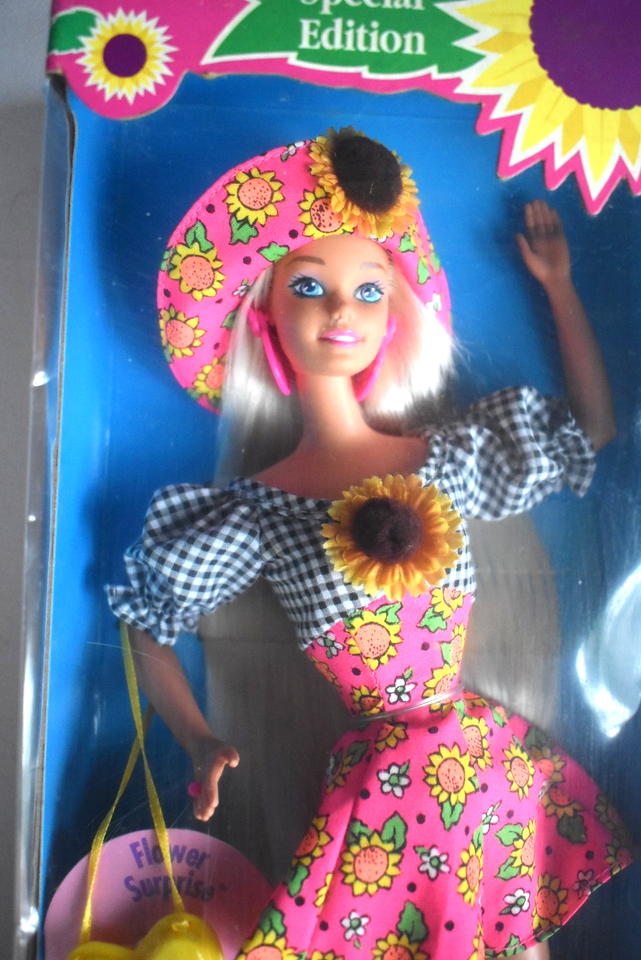 Sunflower Barbie Doll Special Edition 1994 Mattel 13488 Blonde NEW ...