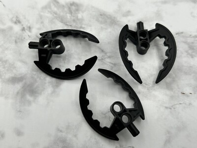 Lego Parts (3) Black Bionicle Toa Nuva Climbing Claw/Kodan Ball Half ...