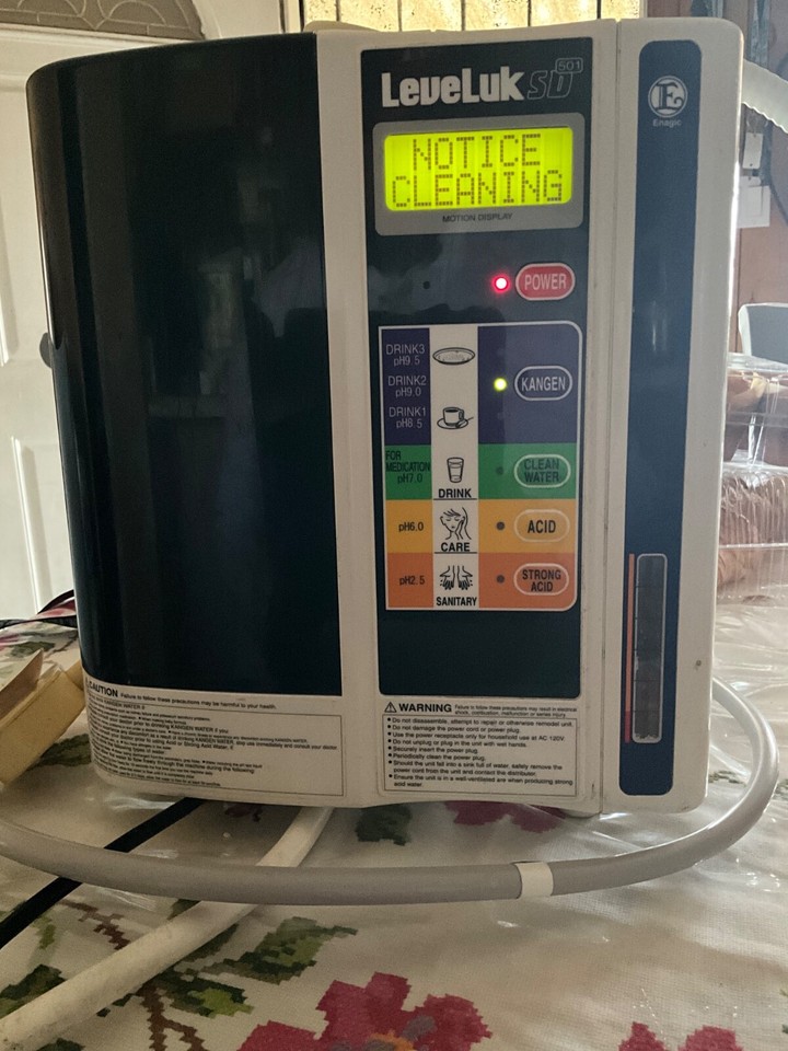 Kangen LeveLuk SD501 Water Ionizer Machine Alkaline Beauty Neutral AS ...