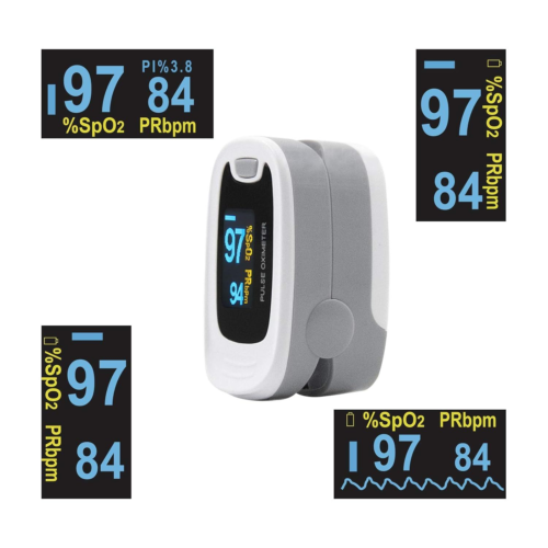 CONTEC CMS50NA Pulse Oximeter Fingertip Blood Oxygen Saturation Monitor ...