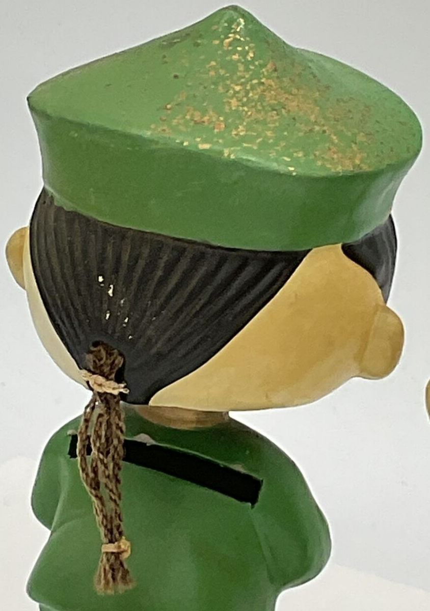 Vintage CDGC Let’s Kiss Asian Chakware Bobbleheads Nodders Coin Banks ...