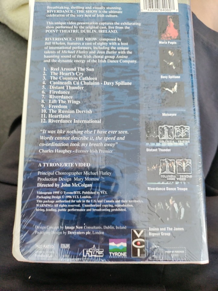 RIVERDANCE: THE SHOW (vhs) Michael Flatley. Brand NEW. Sealed. Irish ...