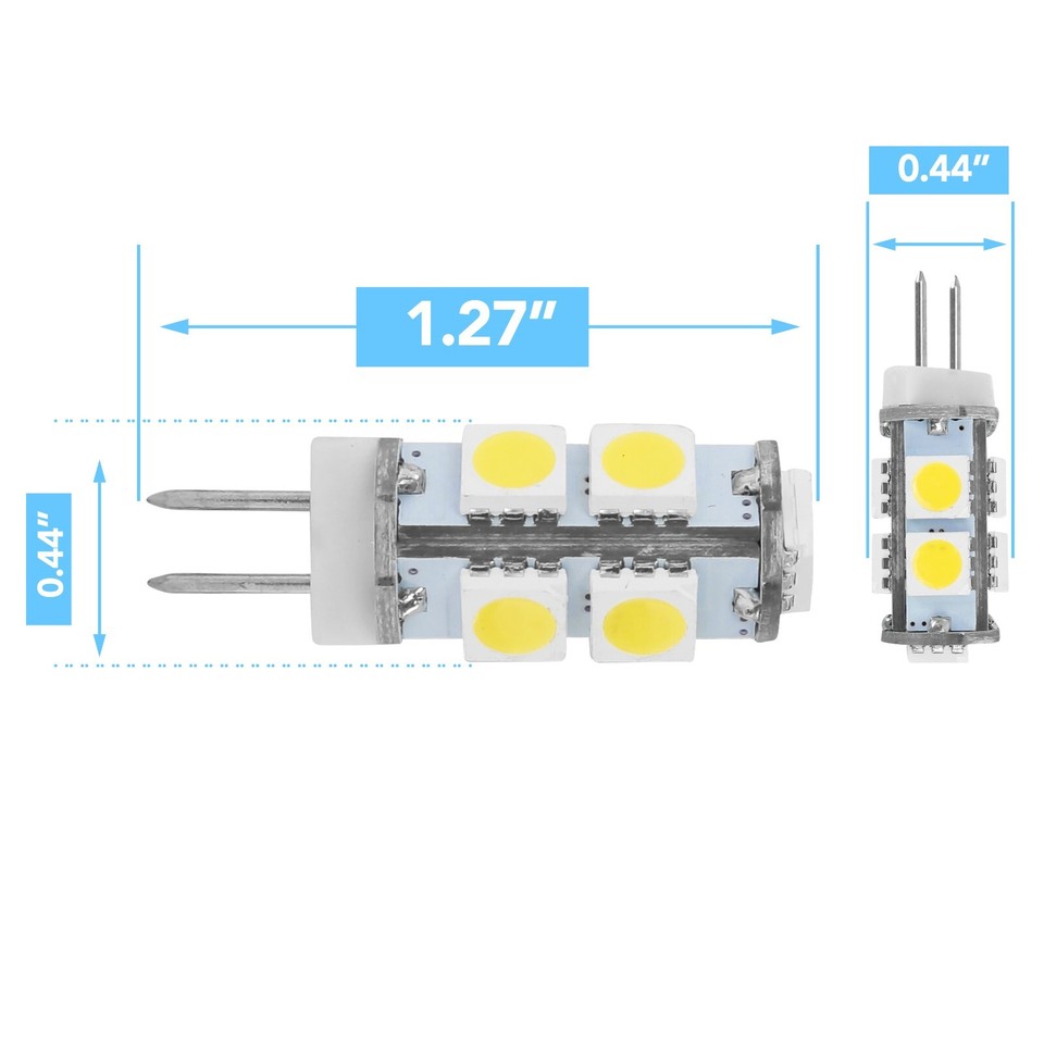 2 Pack Leisure LED RV 9 LED Light G4 Bi-Pin JC T3 LED Bulb 2 Watt NW | eBay