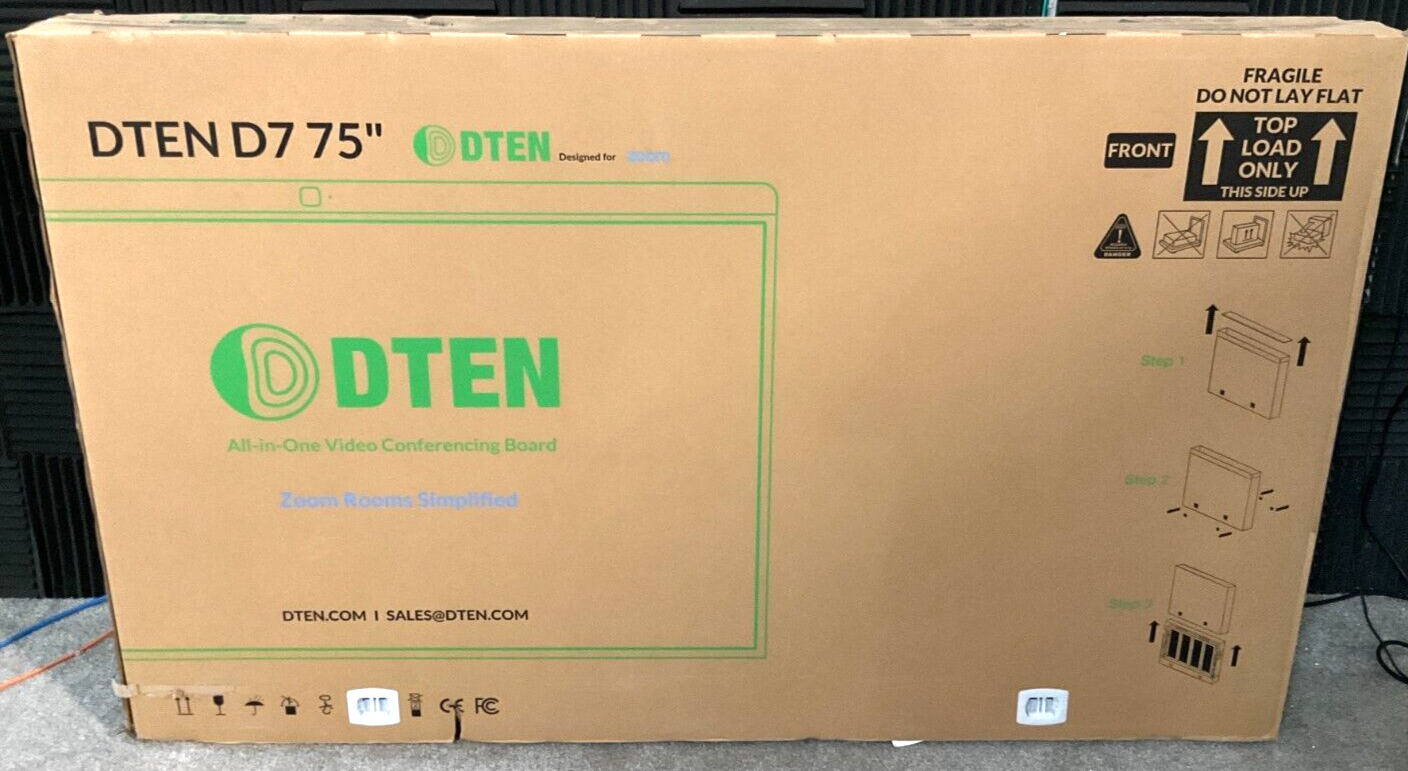 DTEN D7 75" All-In-One Interactive Whiteboard Display 4K DB50475E ZOOM ...