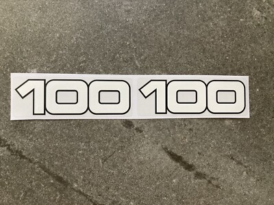 yamaha 1982 YZ100J Frame Cover Numbers Decals/ Stickers | eBay Australia