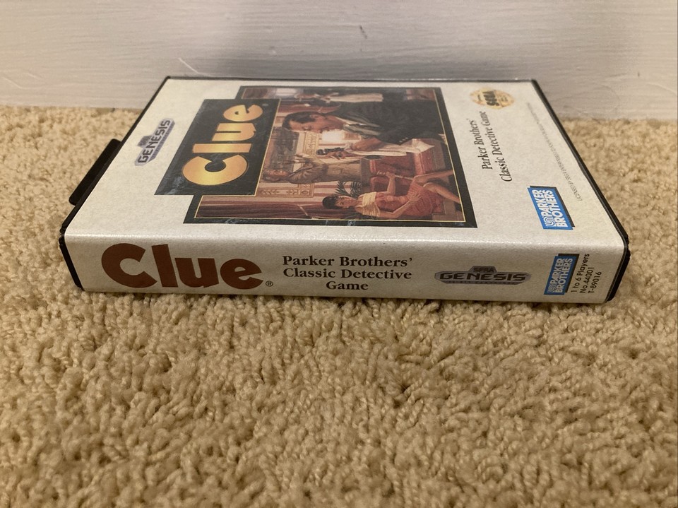 Sega Genesis Clue CIB Complete Game | eBay