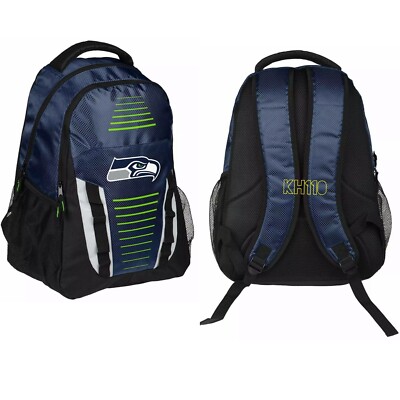 NFL Seattle Seahawks Stripe Franchise Backpack (School,Sport,Travel) | eBay