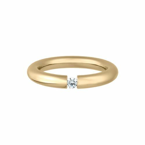 Kado Ring Changes Edelstahl Gold beschichtet 250-3,5-02-G glänzend mit ...