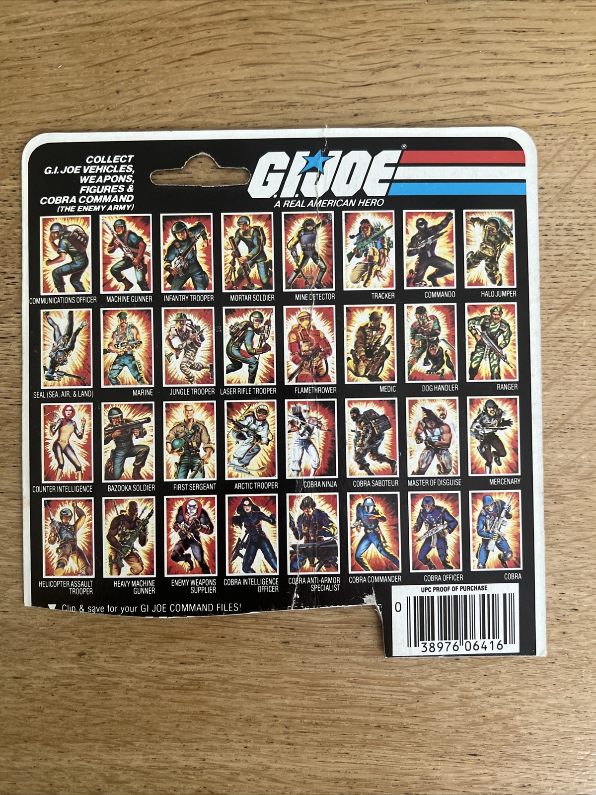1984 GI Joe Mutt Figure and partial card | eBay