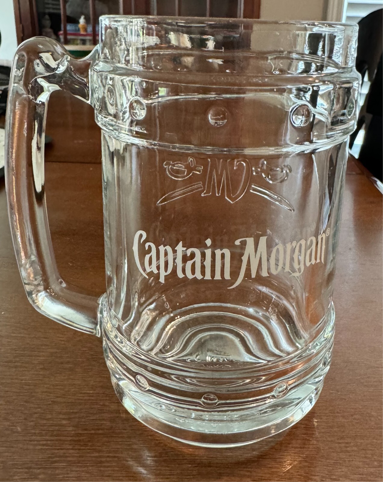 Lot of 6 NEW Captain Morgan Clear Tankard 12oz Glass Mugs | eBay