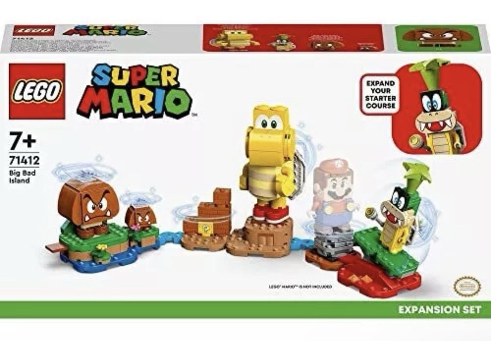LEGO 71412 Super Mario Big Bad Island Expansion Set New Sealed | eBay