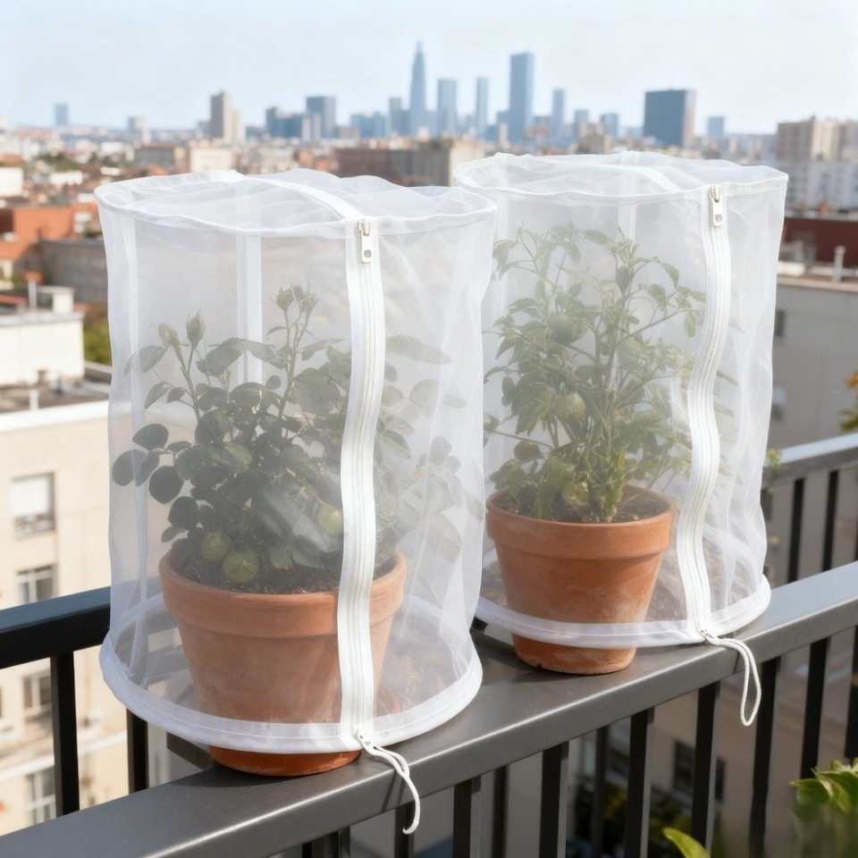 Reusable Dome Plant Covers 2 Pack with Zipper for Garden Plant ...
