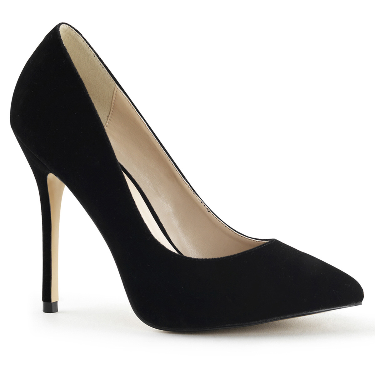 Black Patent 80s Classic Pumps Stiletto High Heels Formal Bridesmaid ...