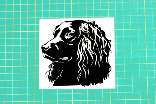 Cocker Spaniel Dog On Board Car Van Bumper Sticker - Window Tailgate ...