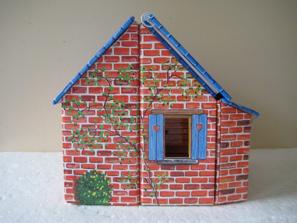 Portico THREE LITTLE PIGS Pop Up Book Playhouse, w Figures and Book ...