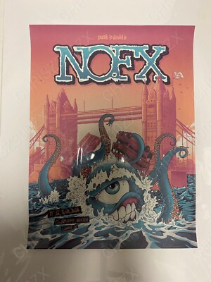 NOFX Punk In Drublic London Concert Gig Band Poster Print AP 18x24 ...