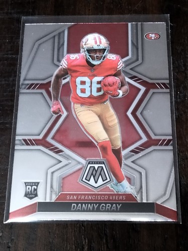 DANNY GRAY 2022 Panini MOSAIC BASE ROOKIE CARD #338 San Francisco 49ers ...