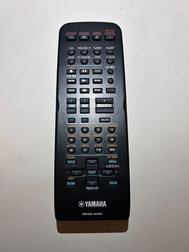 Yamaha AV Remote Control For RAV300 WA22030 Tested & Works | eBay