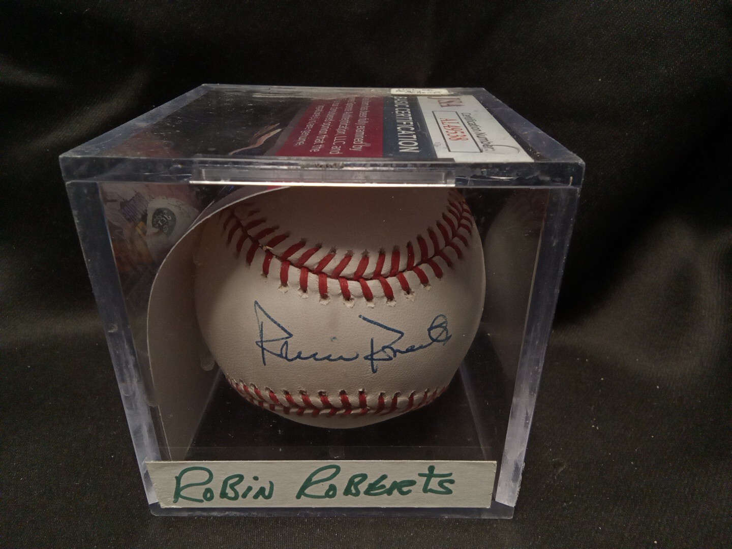 Robin Roberts Autographed Signed Onl Baseball With JSA