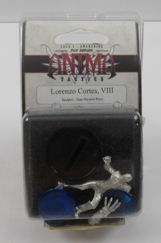 Anima Tactics: Lorenzo Cortes, VIII NIB wargame miniature - Saga I ...