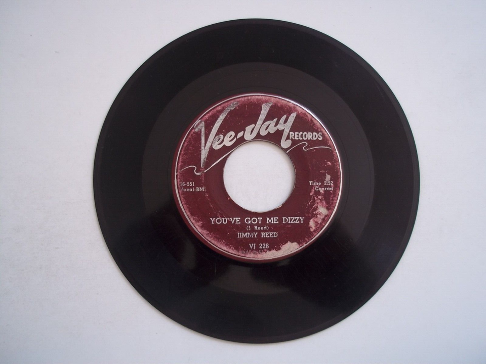 JIMMY REED You've Got Me Dizzy / Honey Don't Let Me Go -45 RPM 7 ...