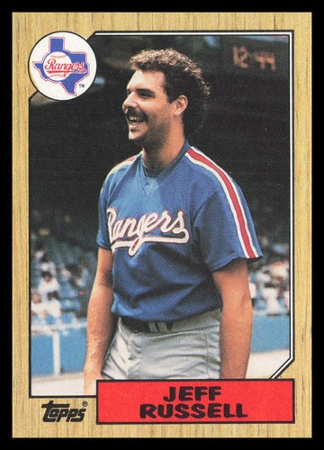 1987 Topps #444 Jeff Russell Texas Rangers Baseball Card | eBay