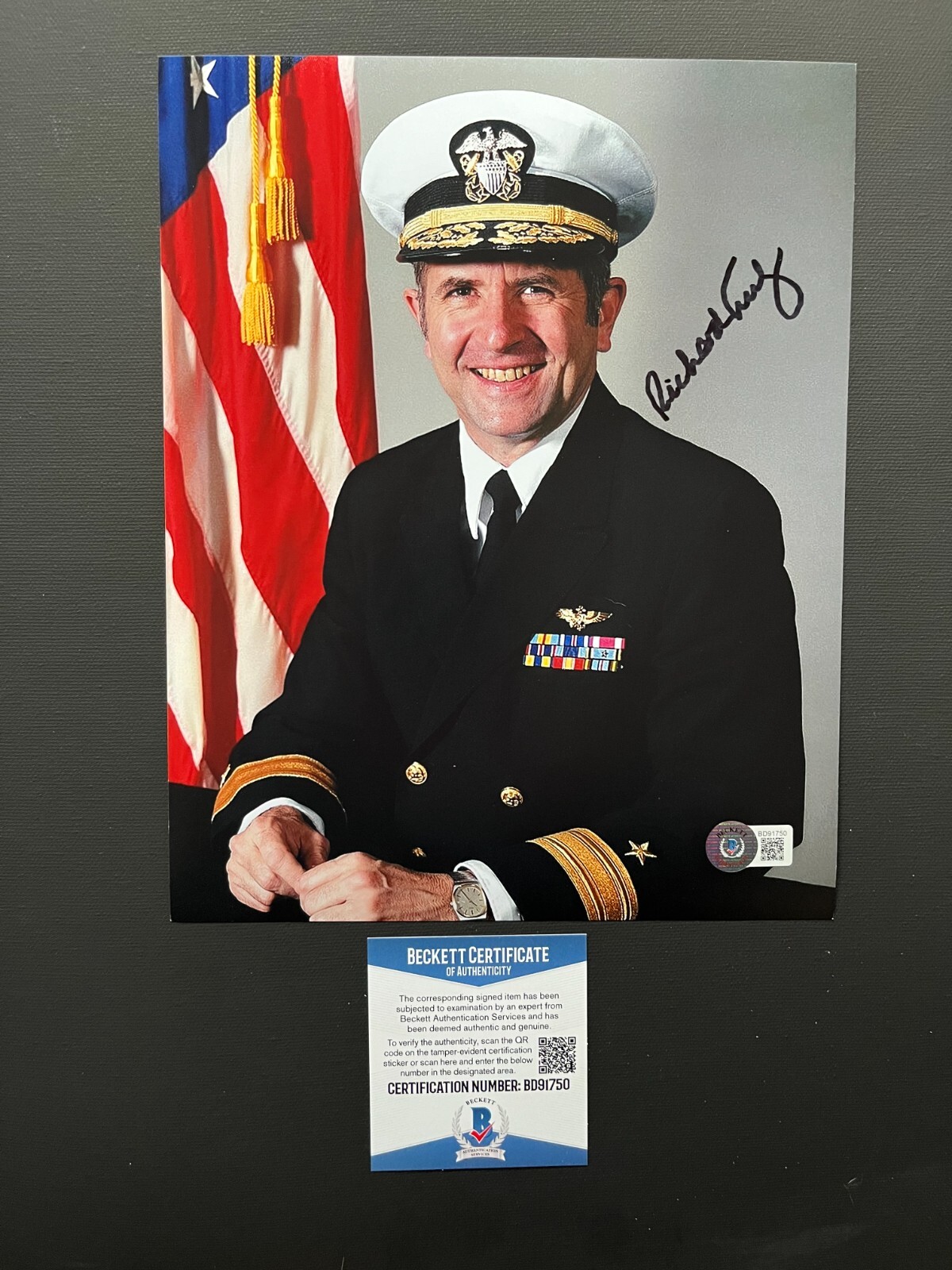 Richard Truly signed autographed NASA astronaut 8x10 photo Beckett BAS ...