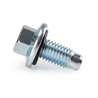 2PCS 11562588 Oil Pan Drain Plug Bolt w/ O-Ring For GM Buick Cadillac ...