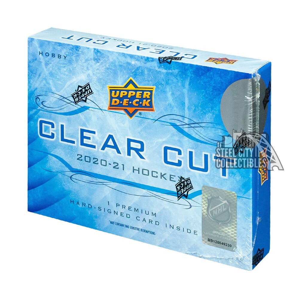 Upper Deck 2020-21 Clear Cut Ice Hockey Hobby Box - 1 Card for sale ...