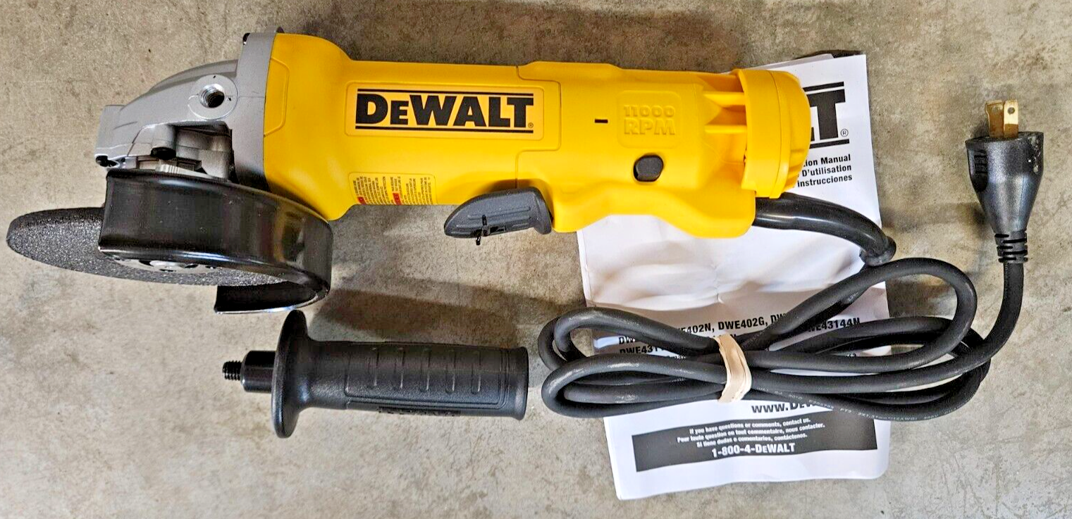 DeWalt 11 Amp Electric 4 1/2" Angle Grinder Model# DWE402 | eBay