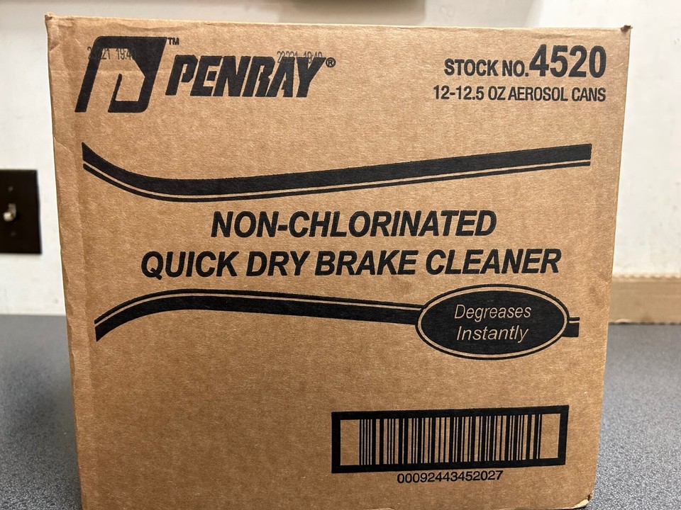 Penray 4520 Non-Chlrorinated Quick Dry Brake Cleaner 12 Pack of 12.5 oz ...