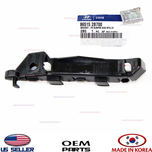 Hyundai OEM Santa FE Front Bumper-bumper Cover Side Bracket Left ...