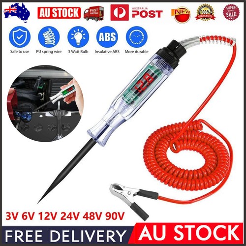 Auto Car Electrical Circuit Voltage Tester Led Light Test Probe Pen DC ...