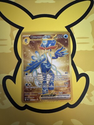Quaquaval ex 273/193 Full Art Secret Gold Paldea Evolved Pokemon Card ...