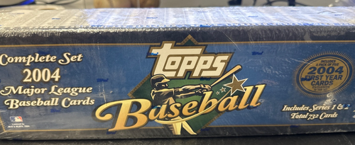 2004 Topps Baseball Complete Set Factory Sealed Series 1 & 2 RC Rookie ...