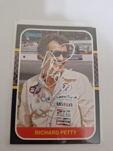 Richard Petty Autograph Card | eBay