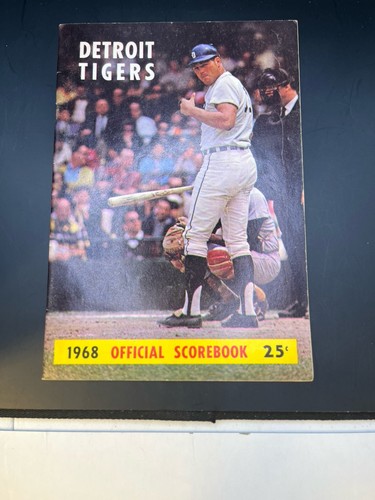 1968 Detroit Tigers Program-Vg/Ex Scored | eBay