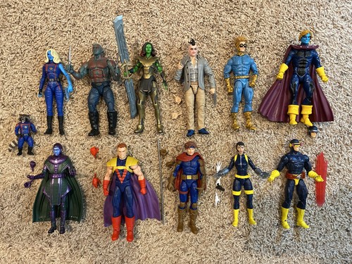 Marvel Legends Action Figure Lot. X-men Guardians Of The Galaxy Customs ...