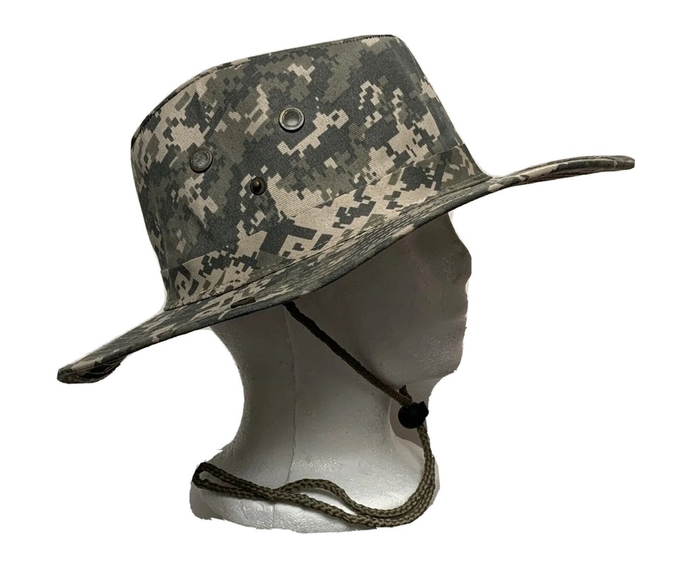 NEW DIGITAL ARMY CAMO BUCKET SUN UV BOONIE BUSH AUSSIE OUTBACK SAFARI ...