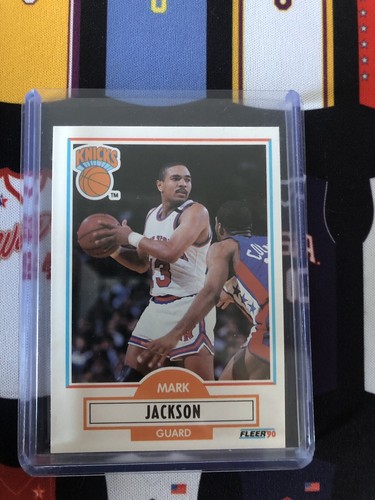 Mark Jackson 1990-91 Fleer Basketball Card #126 New York Knicks 90s NBA ...