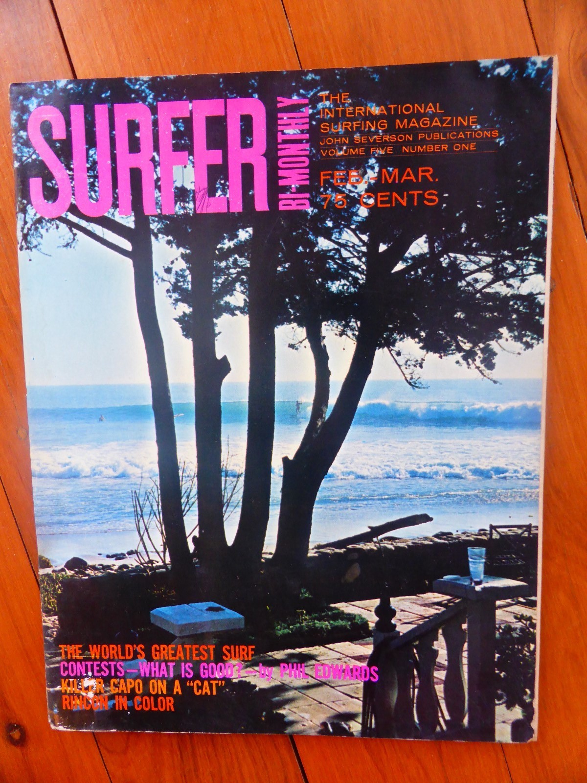 SURFER MAGAZINE MAG SURF VOL5 #1 FEB-MAR RARE COLLECTABLE. 1964 | eBay