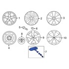 For Toyota Camry 2007-2011 Toyota 4260733012 Tire Valve Stem | eBay