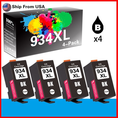 4PK 934XL Ink Cartridge for Officejet 6220 6800 6812 Printer | eBay