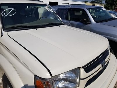 96-02 TOYOTA 4RUNNER OEM HOOD ASSEMBLY WHITE | eBay