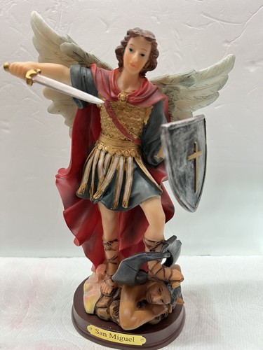 8" INCH St. Michael Archangel Statue Figurine Protector Imagen San ...