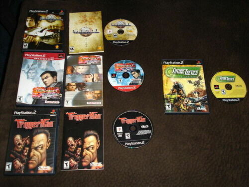 Tekken Tag Tournament PS2 GAME LOT: TriggerMan, Genji, Future Tactics ...