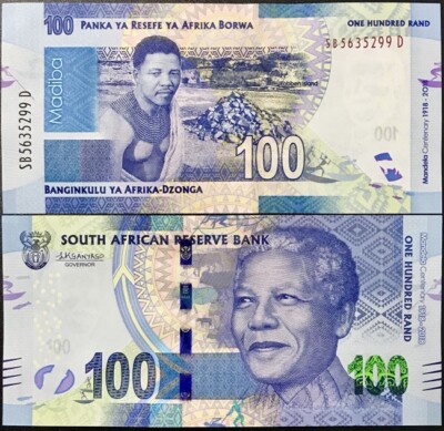South Africa 100 Rands 2018 Comm. P 146 UNC | eBay
