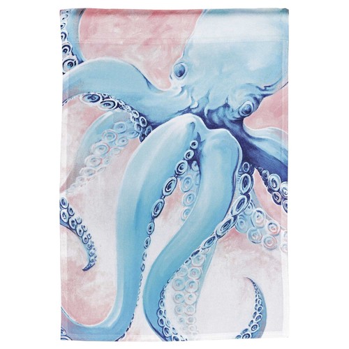Aquamarine Octopus Blue 18x13 Polyester Garden Flag | eBay